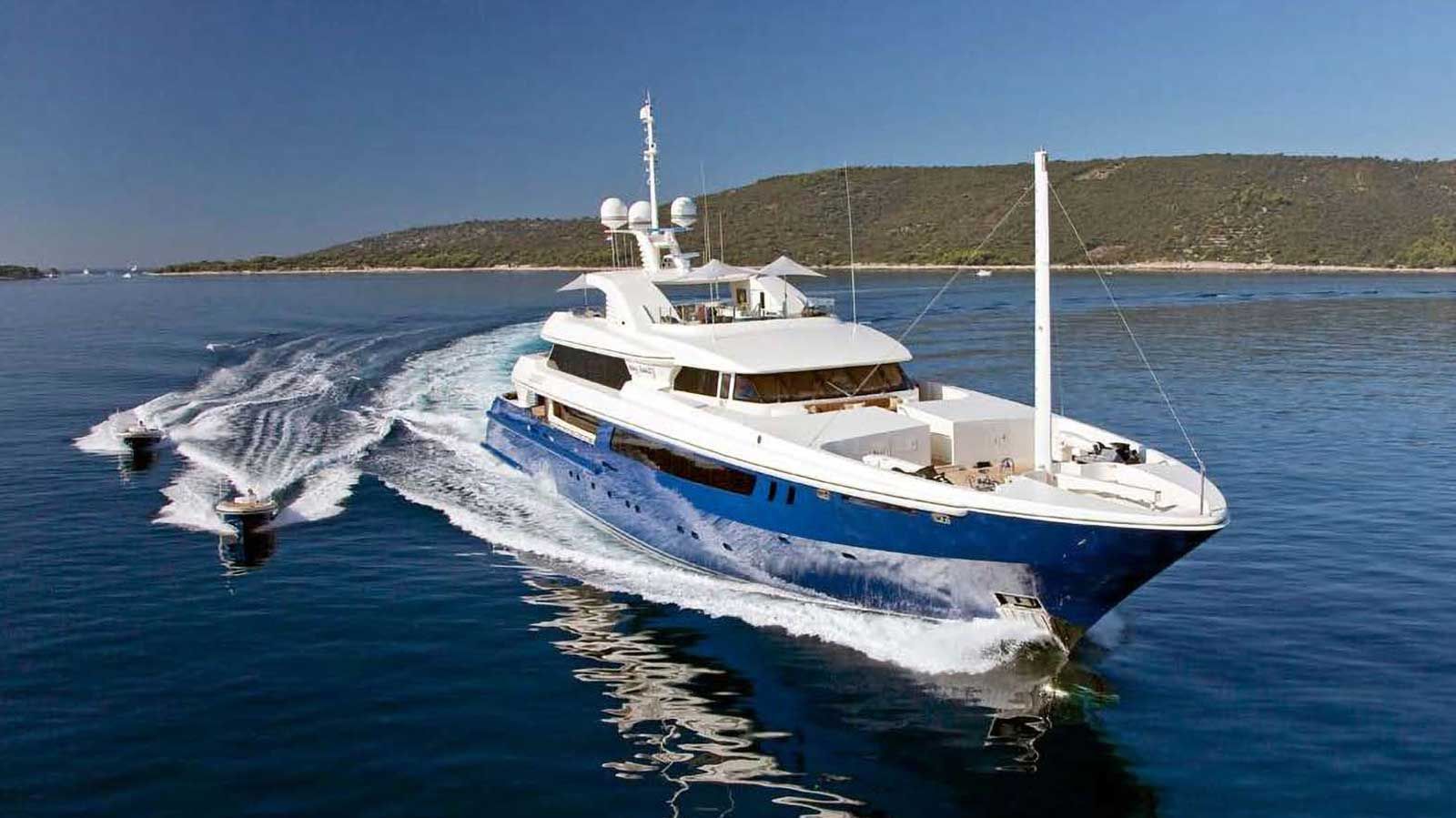 Pop Art superyacht Mary-Jean II back on the charter market